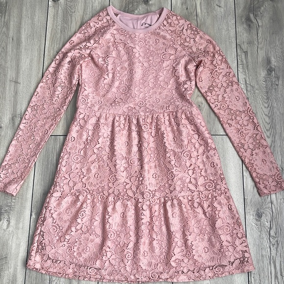 art class | Dresses | Art Class Girl Rose Stretch Lace Dress Size Xl ...